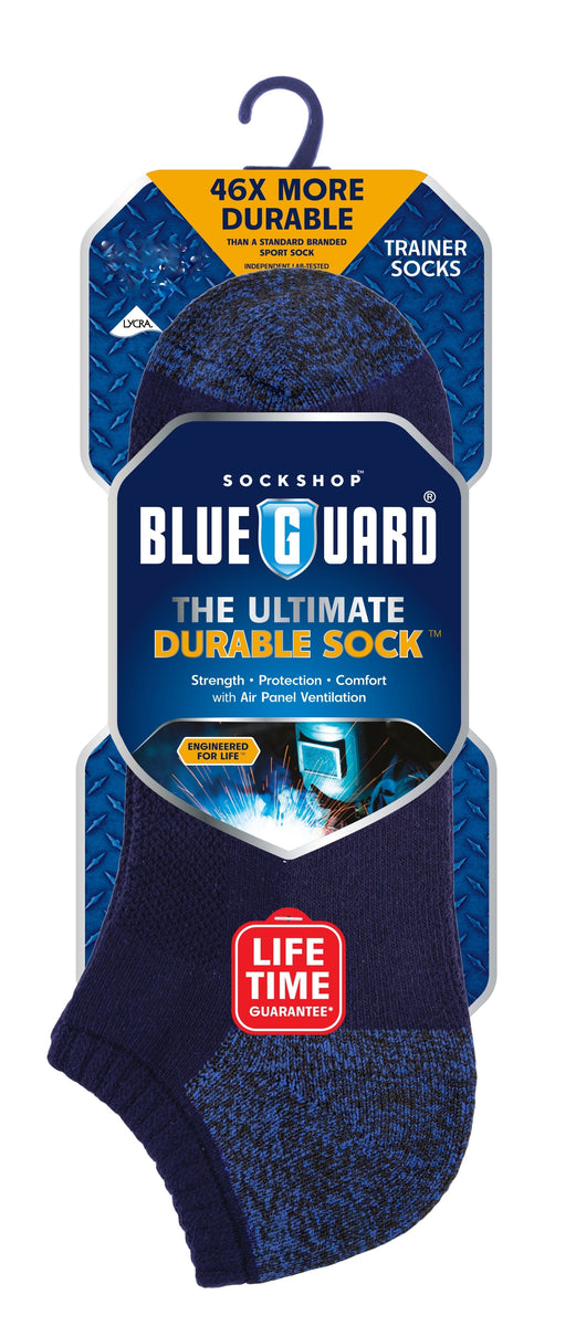 BlueGuard Unisex Trainer Work Socks - Navy - BlueGuard